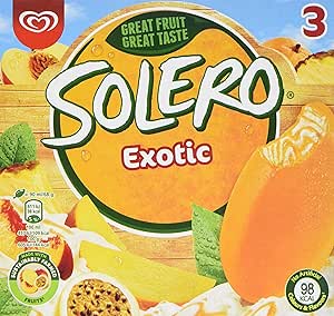 Solero Exotic Ice Cream Sticks 3 x 90ml : Amazon.co.uk: Grocery