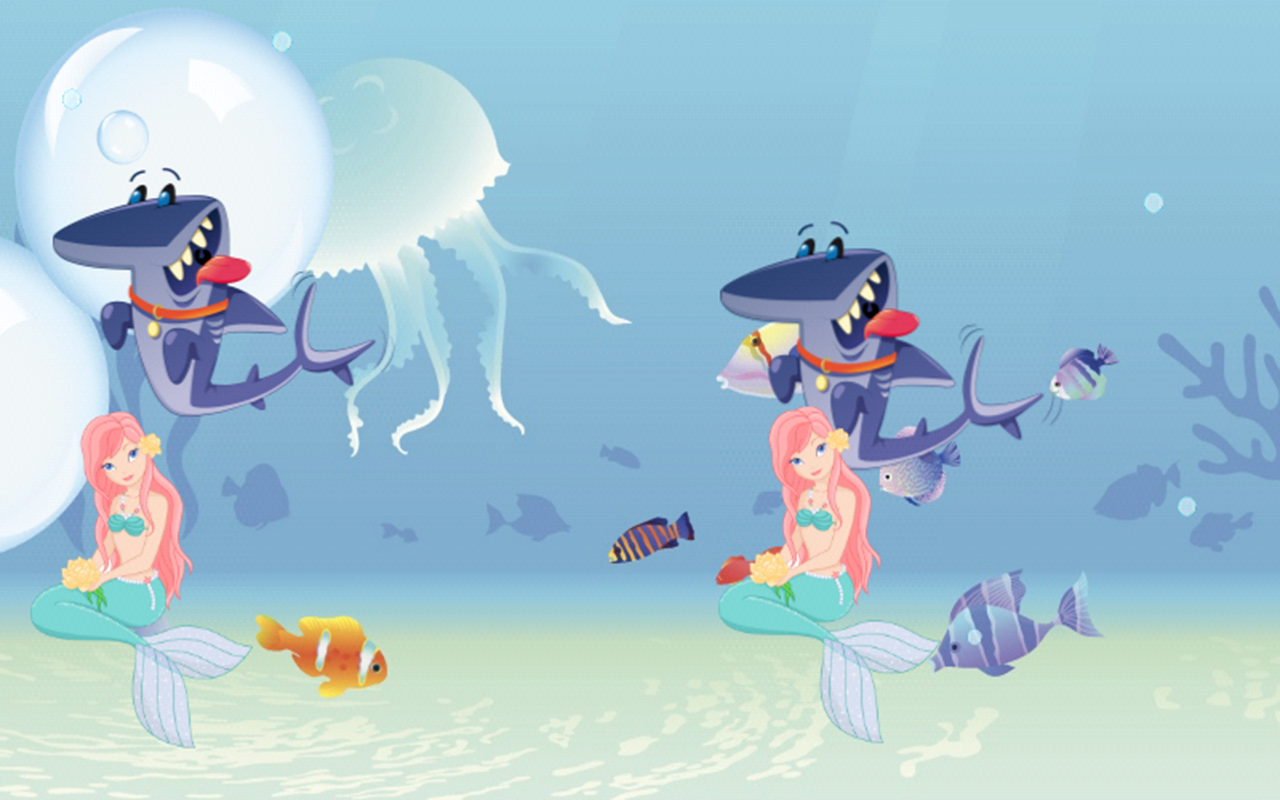 Mermaids and Fishes for Toddlers and Kids : discover the ocean ! FREE ...
