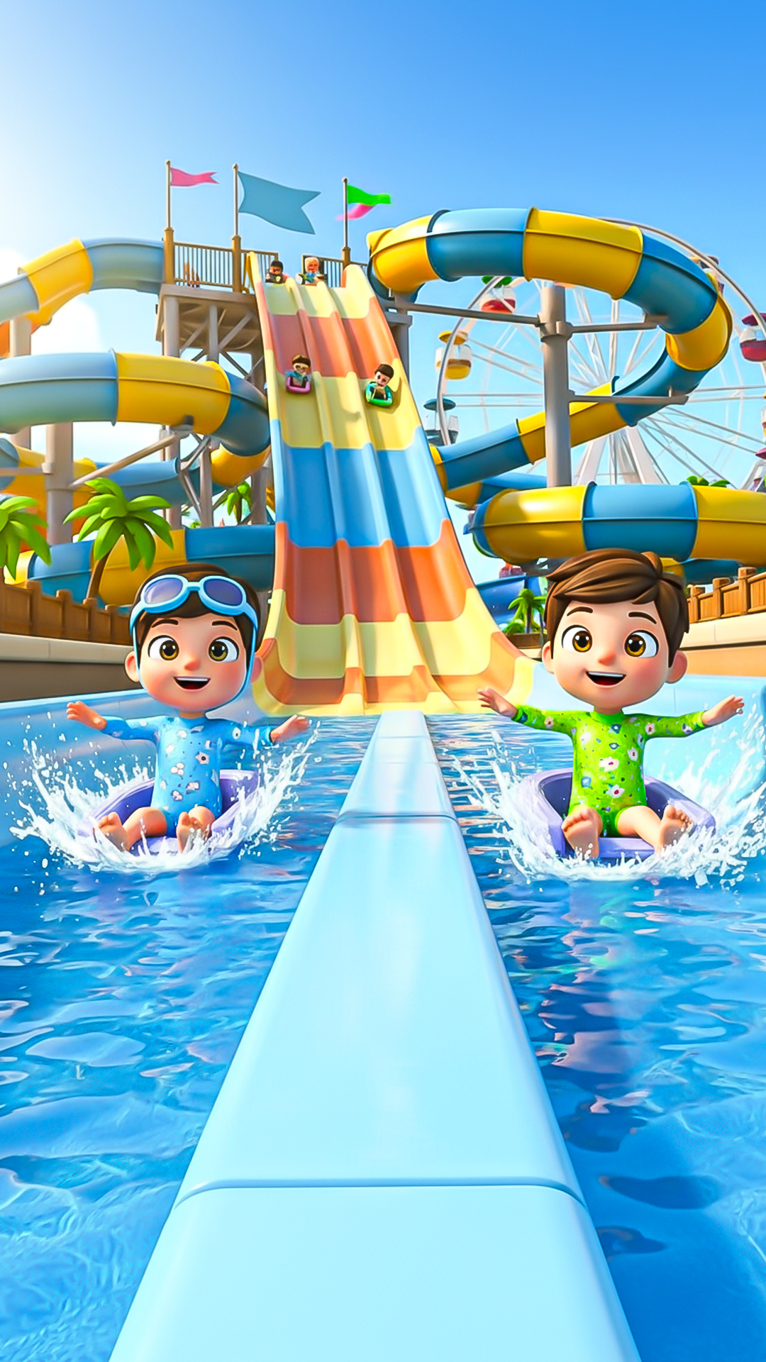 Water Slide Games - Aqua Fun Park Adventure Boys Racing Game 2026 - App ...