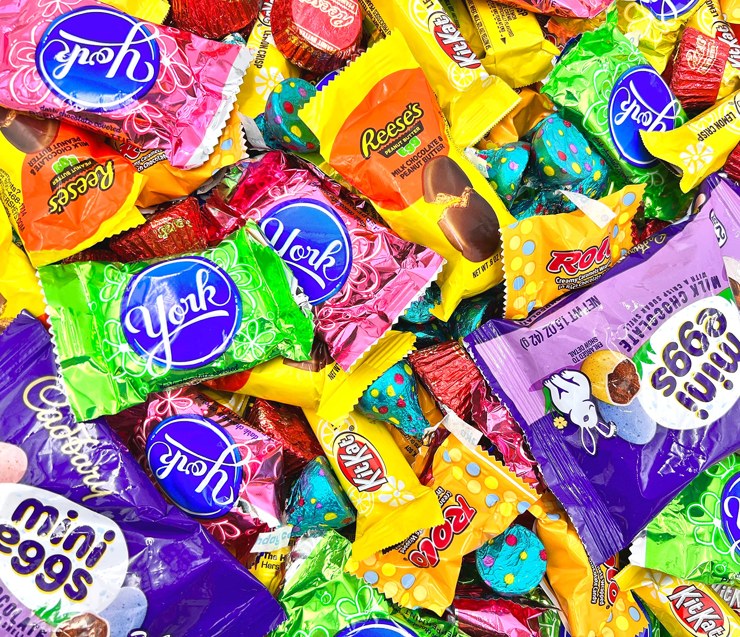Laetafood Chocolate Candy Assortment Cadbury Mini Eggs Kitkat Hersheys ...