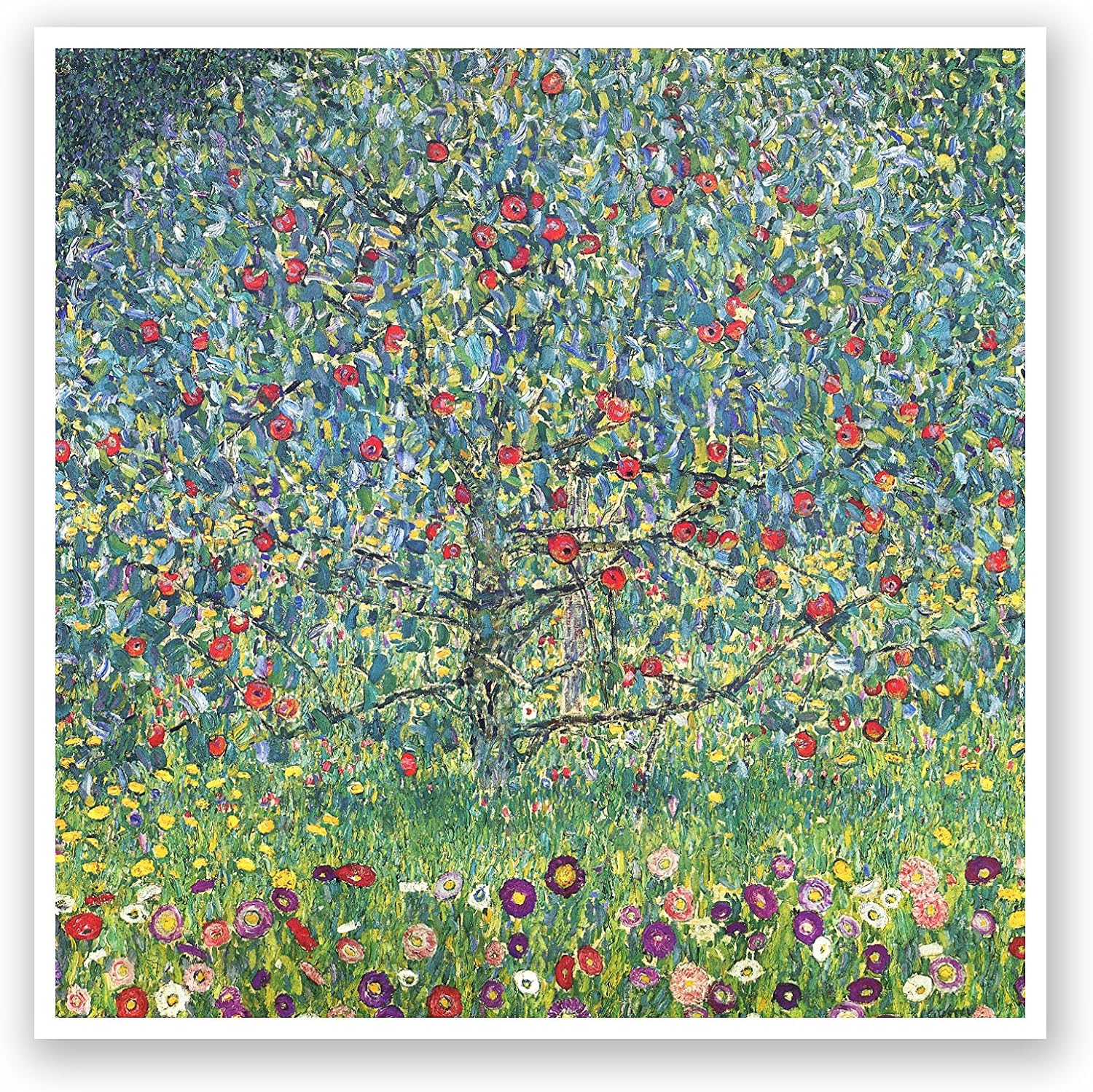 Amazon.com: Apple Tree - Gustav Klimt - Fine Art Collections - 24x24 ...