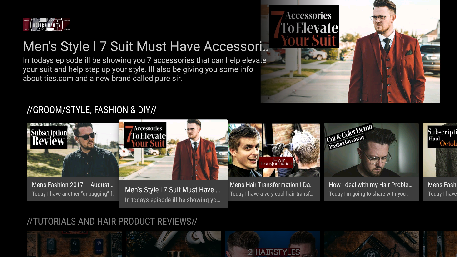 Modern Man TV - App on Amazon Appstore