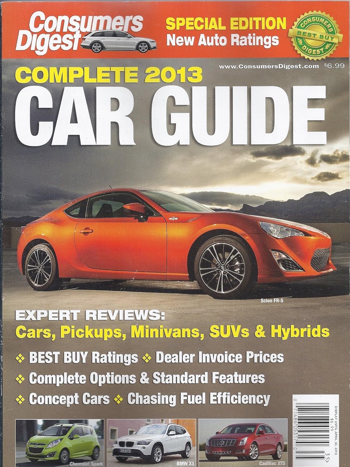 Consumer Digest Complete 2013 Car Guide: Various: Amazon.com: Books
