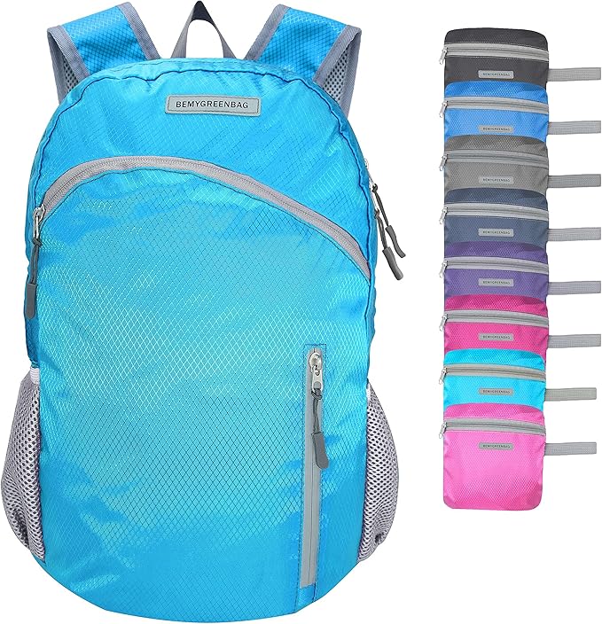 Amazon.com: BEMYGREENBAG Waterproof foldable backpack lightweight for ...