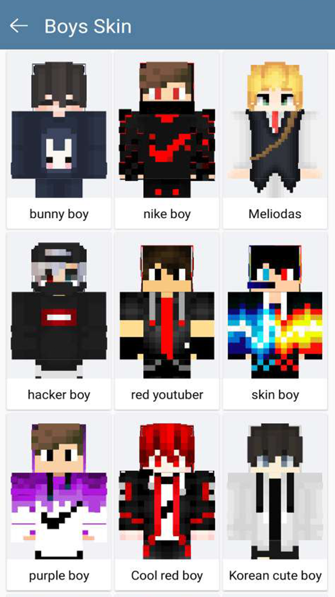 Minecraft Skins Boy