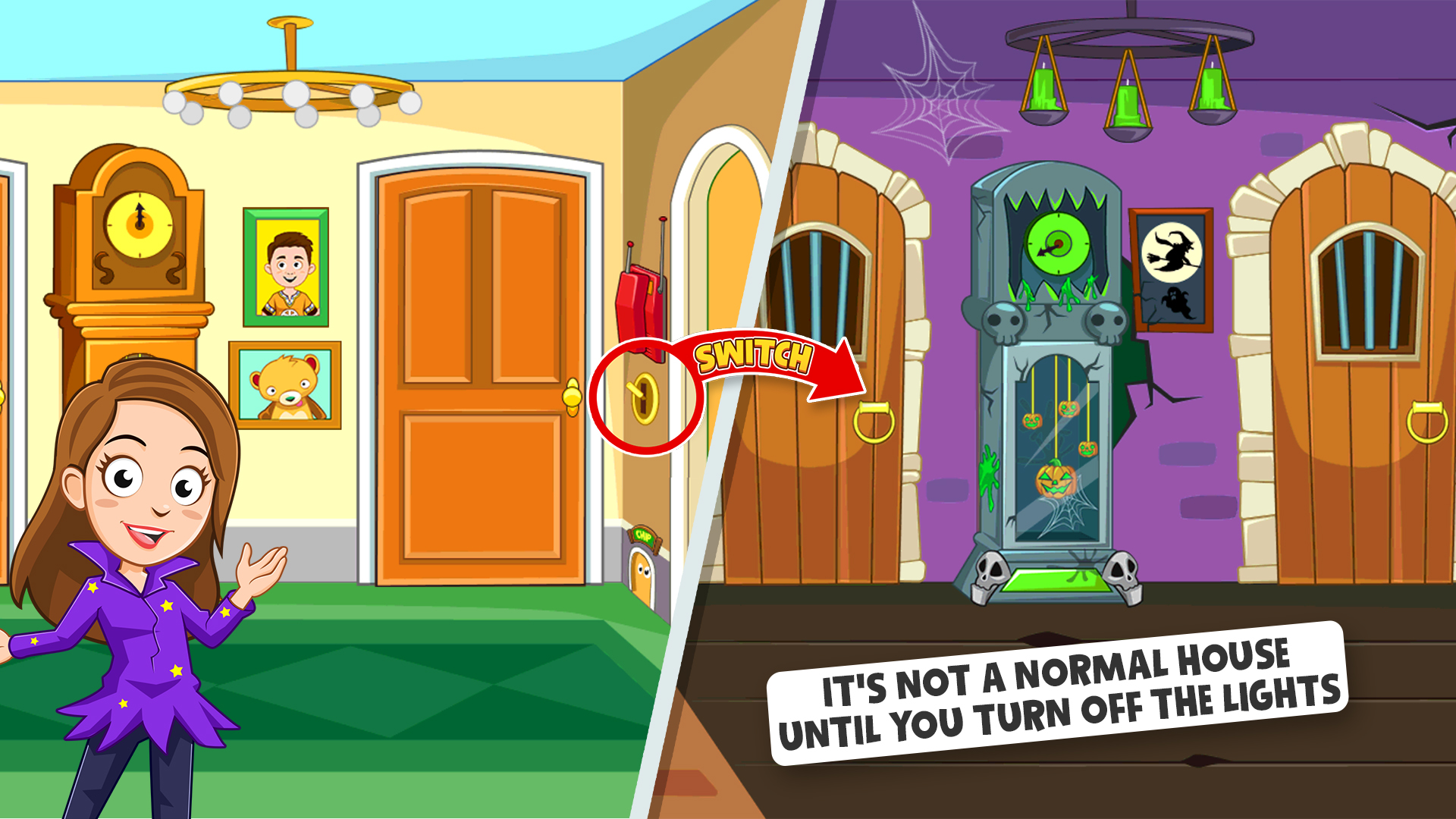 My Town : Haunted House - Scary Game for Kids 👻 - App on the Amazon ...