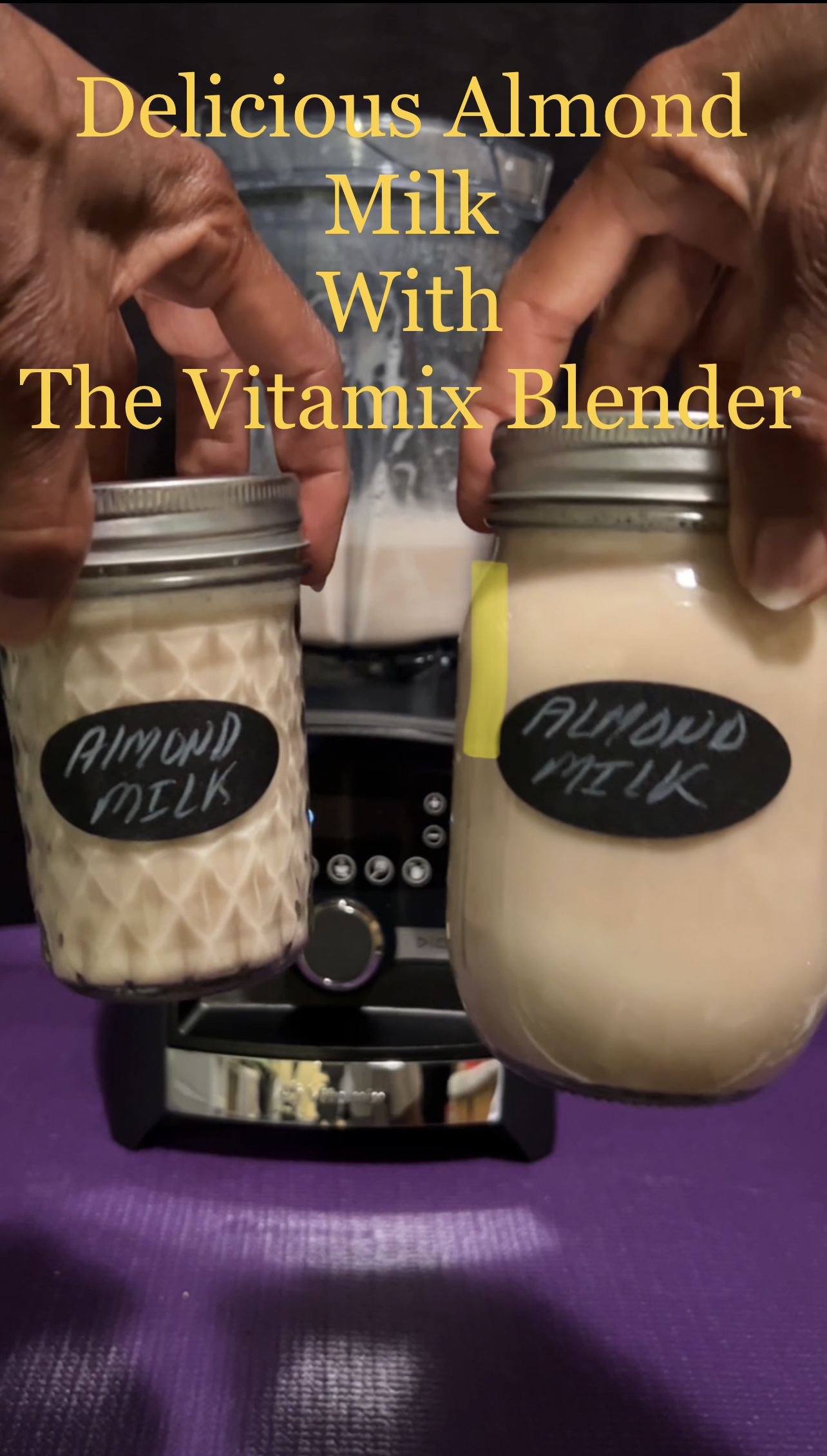 Watch Easy To Make Delicious Almond Milk With The Vitamix Blender on ...