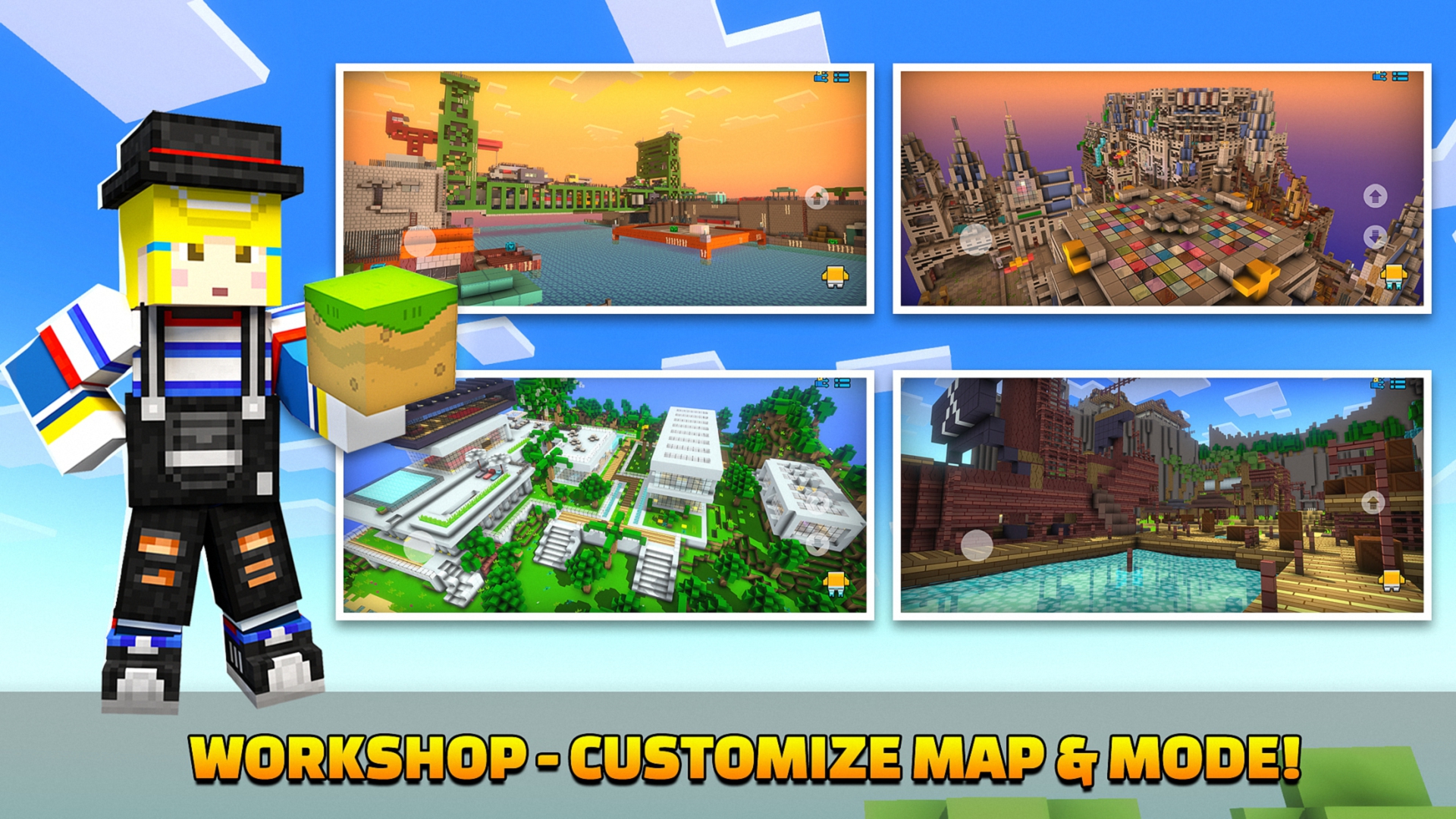 Cops N Robbers (FPS) - Mine Mini Game With Survival Multiplayer Free ...