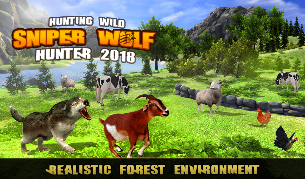 Hunting Animals Sniper Gun Shooter Survival 3D: Wild Safari Wolf Hunter ...