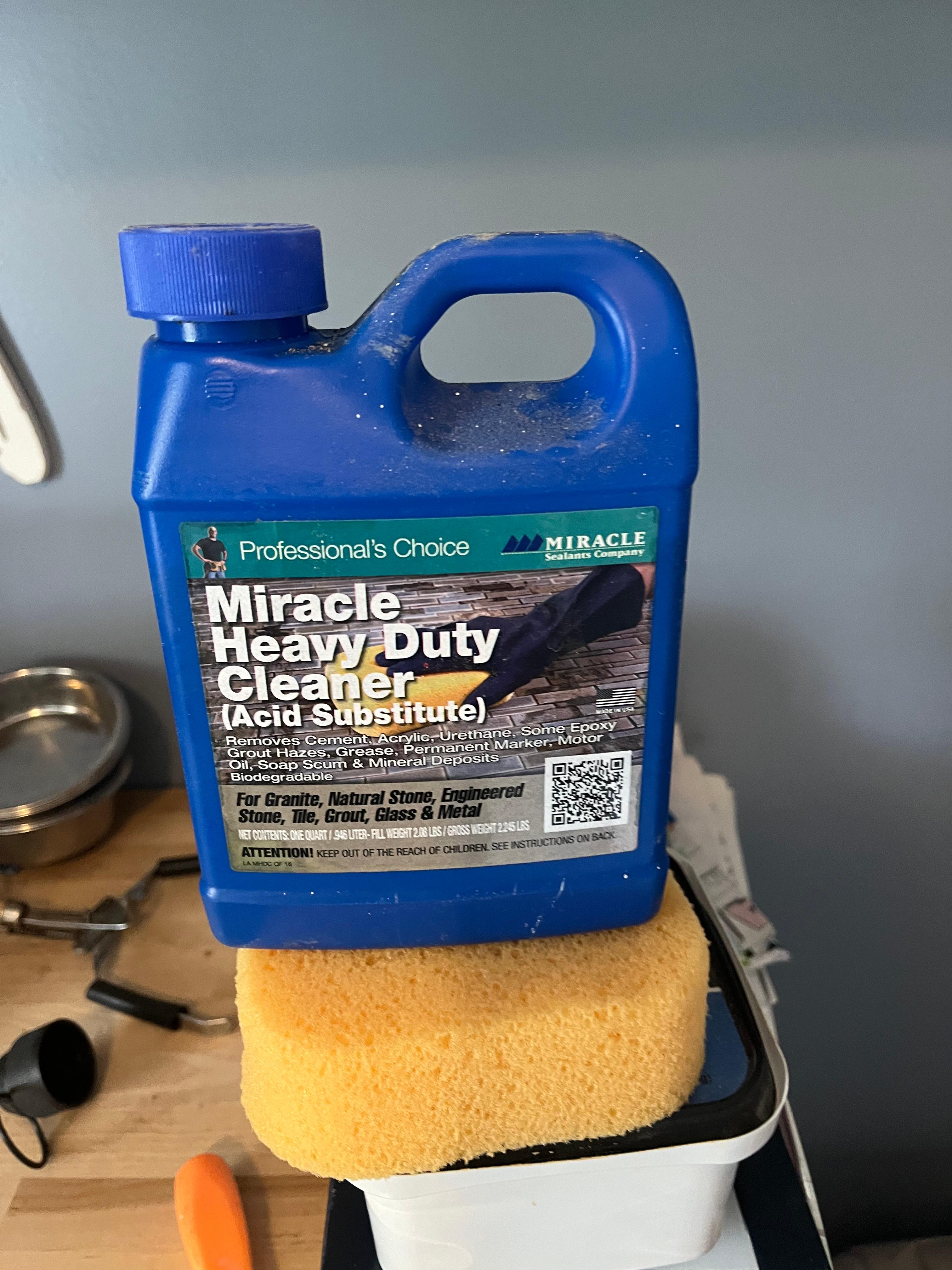 Snapklik.com : Miracle Sealants MHDCQT6 Heavy Duty Acid Substitute Cleaner