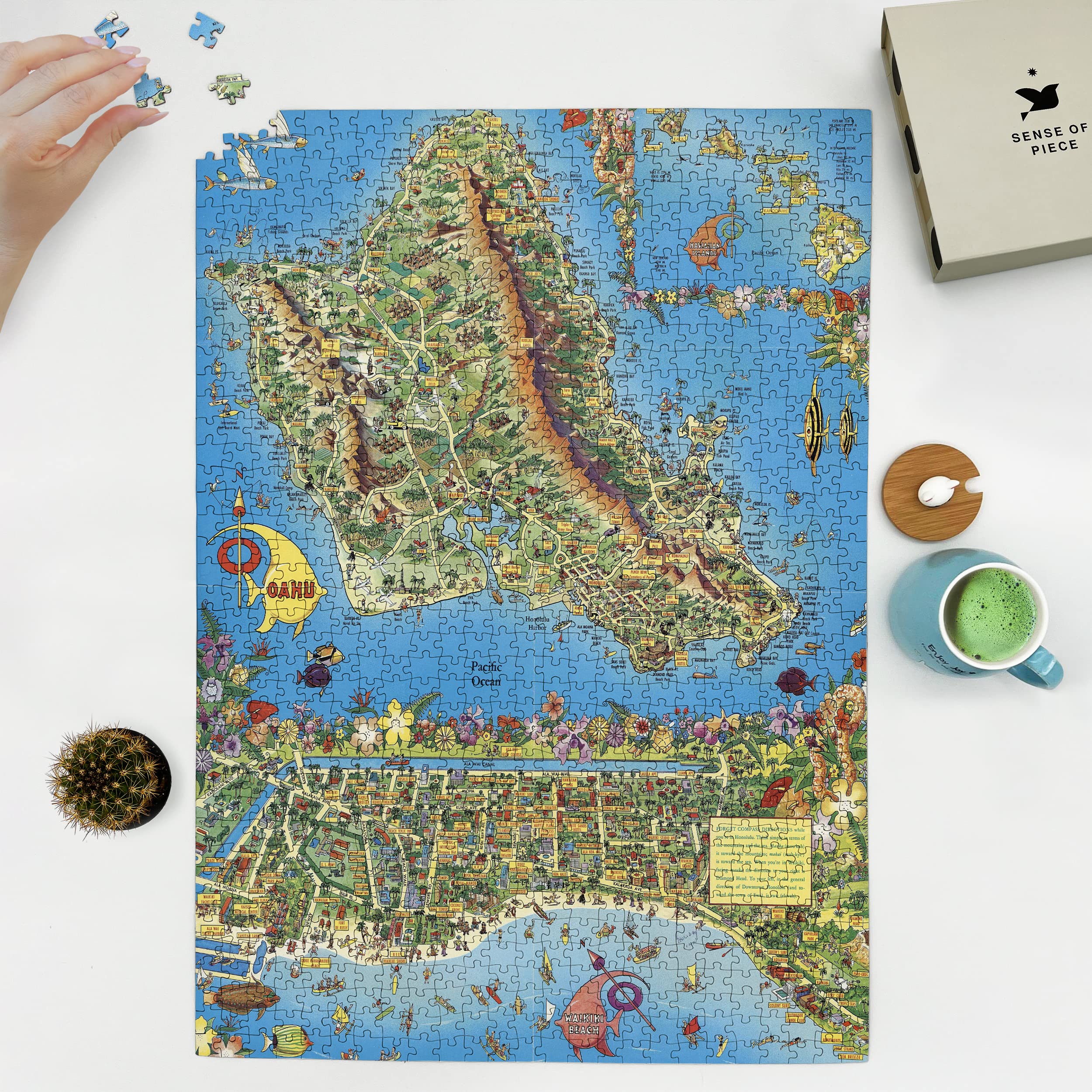 Honolulu Map 1950 Vintage Map Of Hawaii Posters & Prints | Zazzle