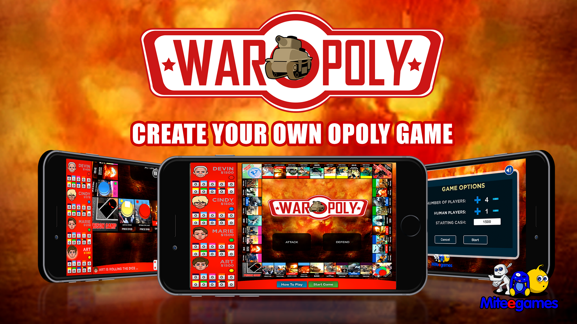 War Opoly (Opoly-style Board Game) - App on Amazon Appstore