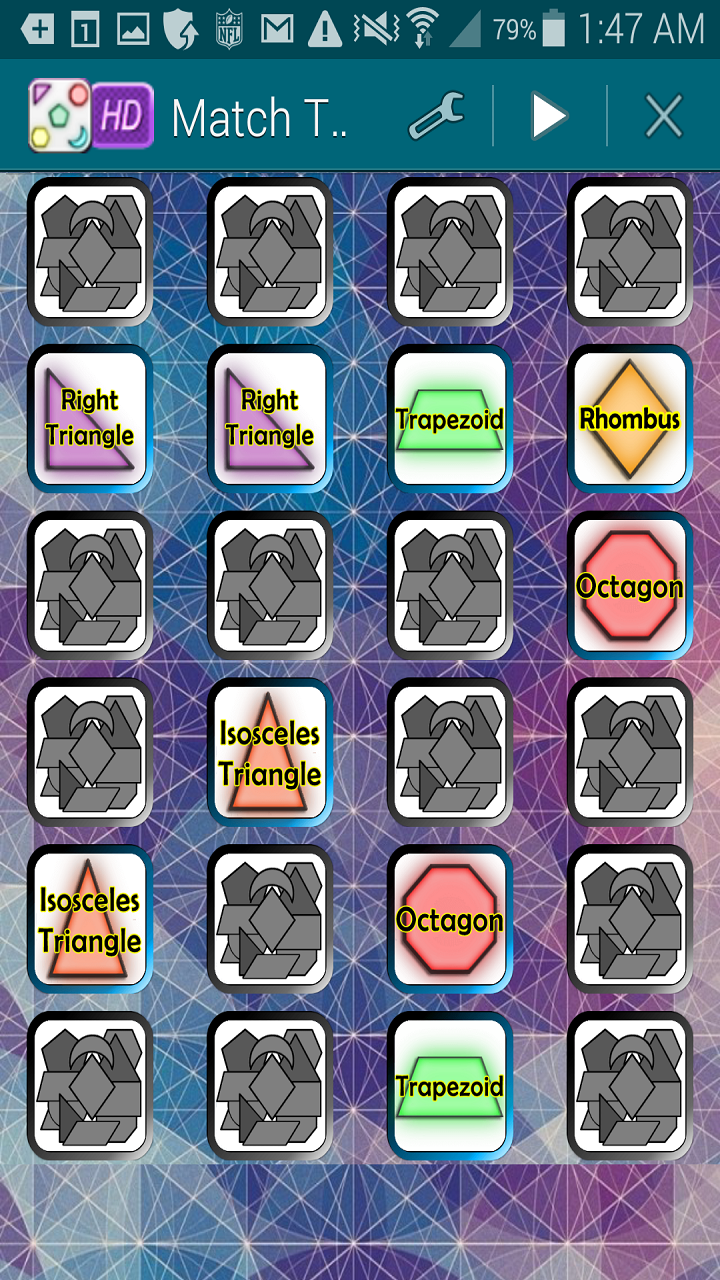 Match That Shape Geometry Memory Game - App on Amazon Appstore