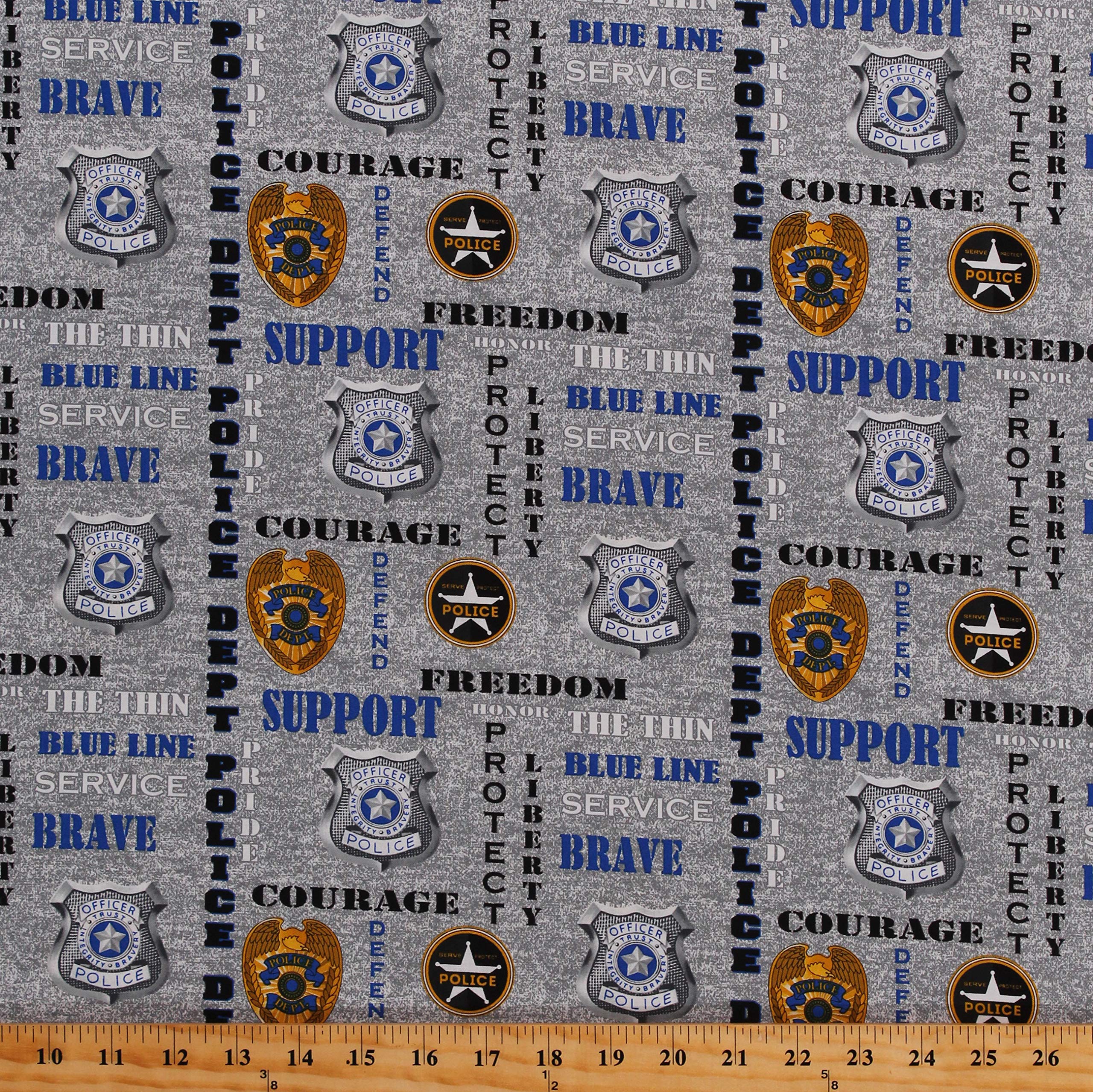 Police Novelty Fabric