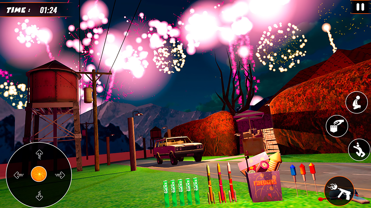 Fireworks Arcade Simulator Games 3D: Bang DIY Fireworks Open World ...