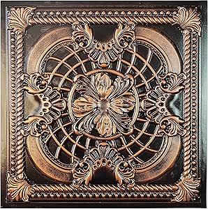 Pyramid Ceiling Tile Pack,Ceiling Tiles 24x24 Victorian Tin,Faux Tin ...