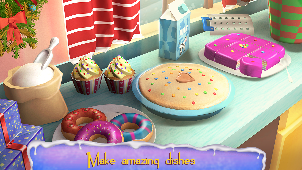 My Sweet Bakery Shop 3D: Yummy Cupcakes, Donuts, Pies & Macroons Maker ...
