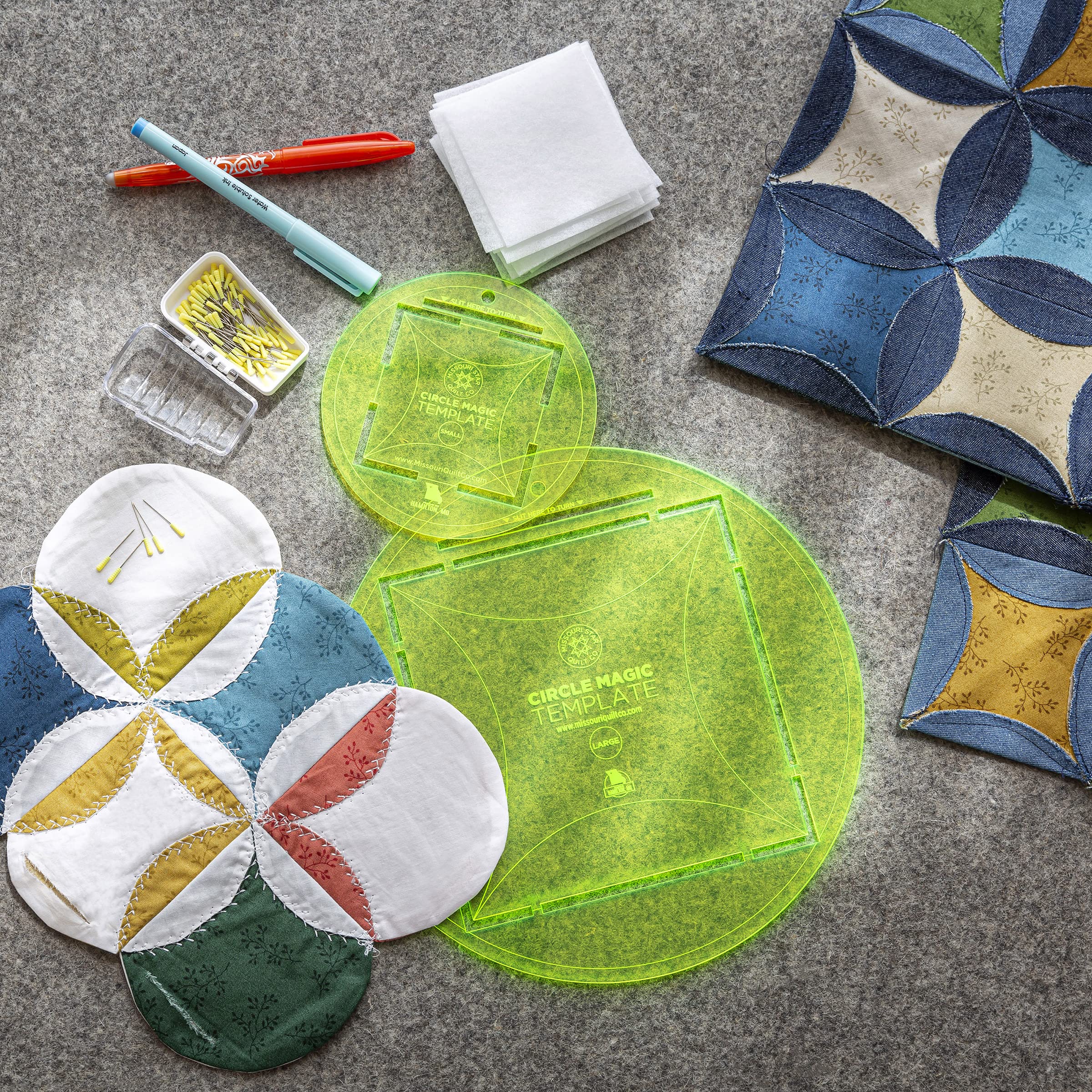 Snapklik.com : Missouri Star Quilt Circle Template, 5” Round Acrylic ...