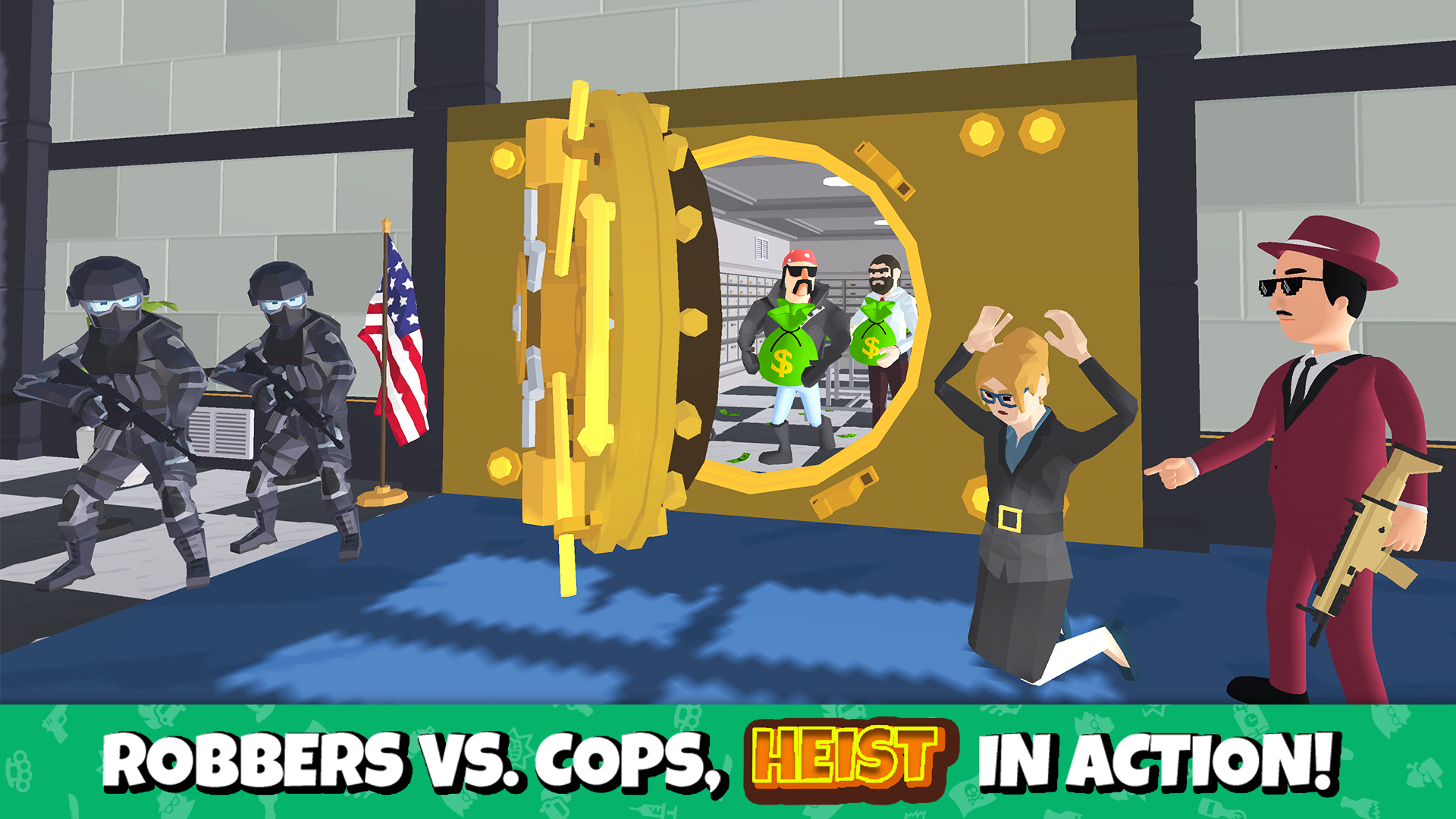 FPS City Theft Wars: Jewelry Shop Robbery & Bank Heist Game - App on ...