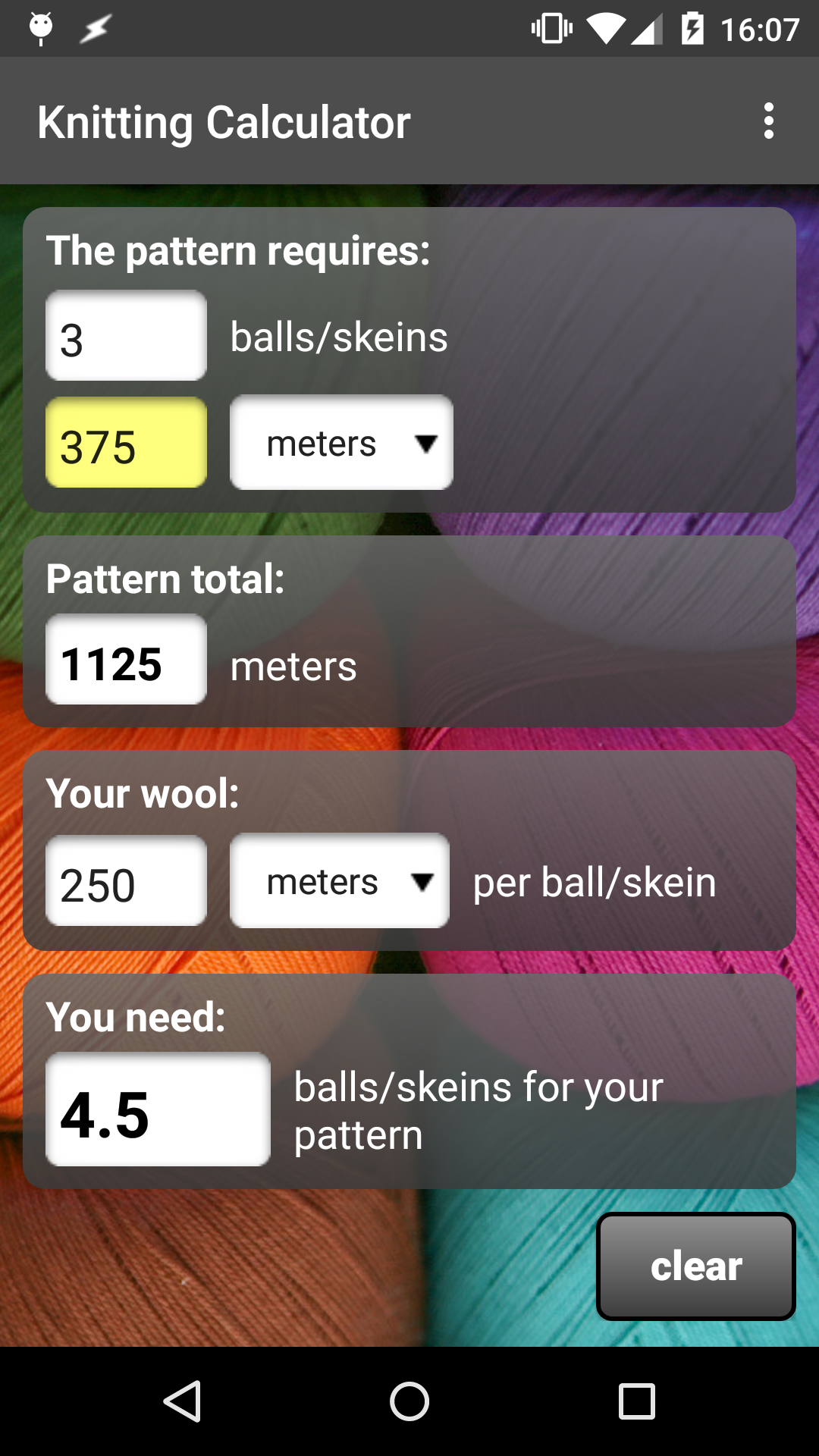 Knitting Calculator:Amazon.ca:Appstore for Android