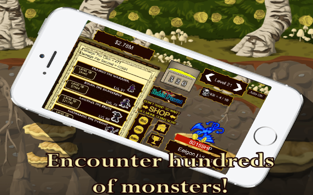 Tapper Heroes - A Game of Idle Tapping Heroes With Minions, Bosses And ...