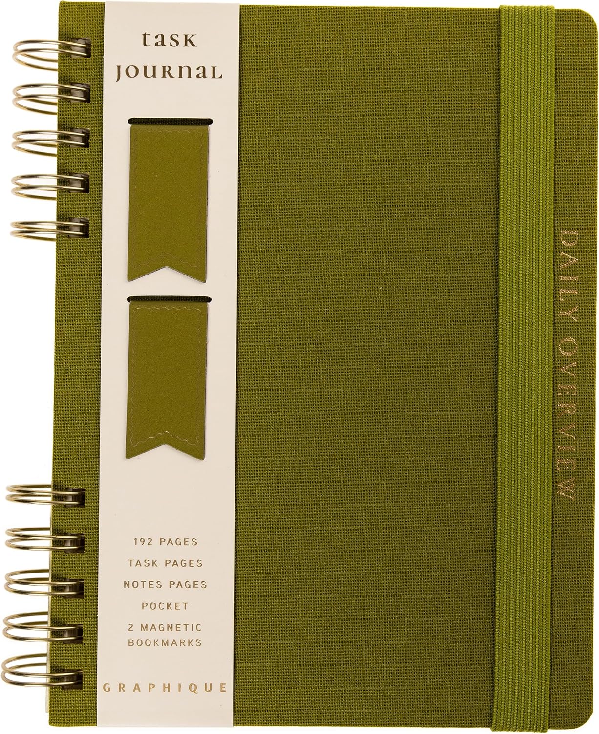 Amazon.com : Daily Task Journal by Graphique Luxe Collection, Fabric ...
