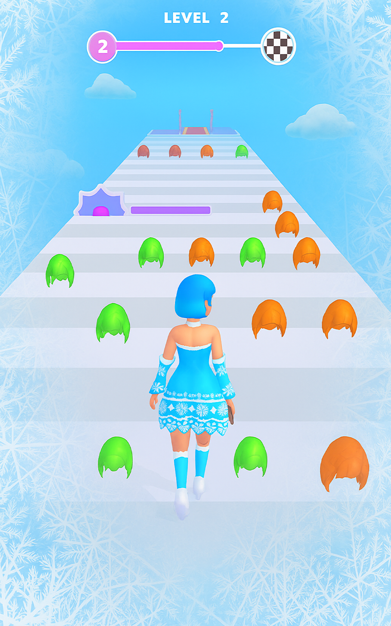 Crazy Hair Runner – Fashion Makeover Race: 3D Fun Run Salon Game - App ...