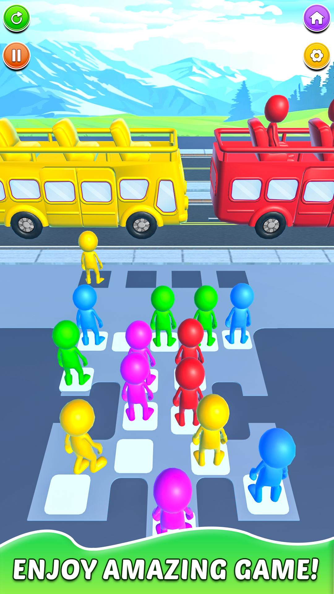 Bus jam : Bus Sort Puzzle Games 2024 - City Bus Simulator Games : Bus games 2024 new Bus Jam 3d ...