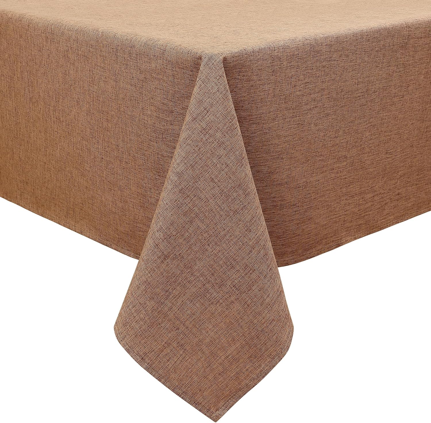 smiry Linen Table Cloths Rectangular, 52" x 70" Heavy-Duty Washable ...