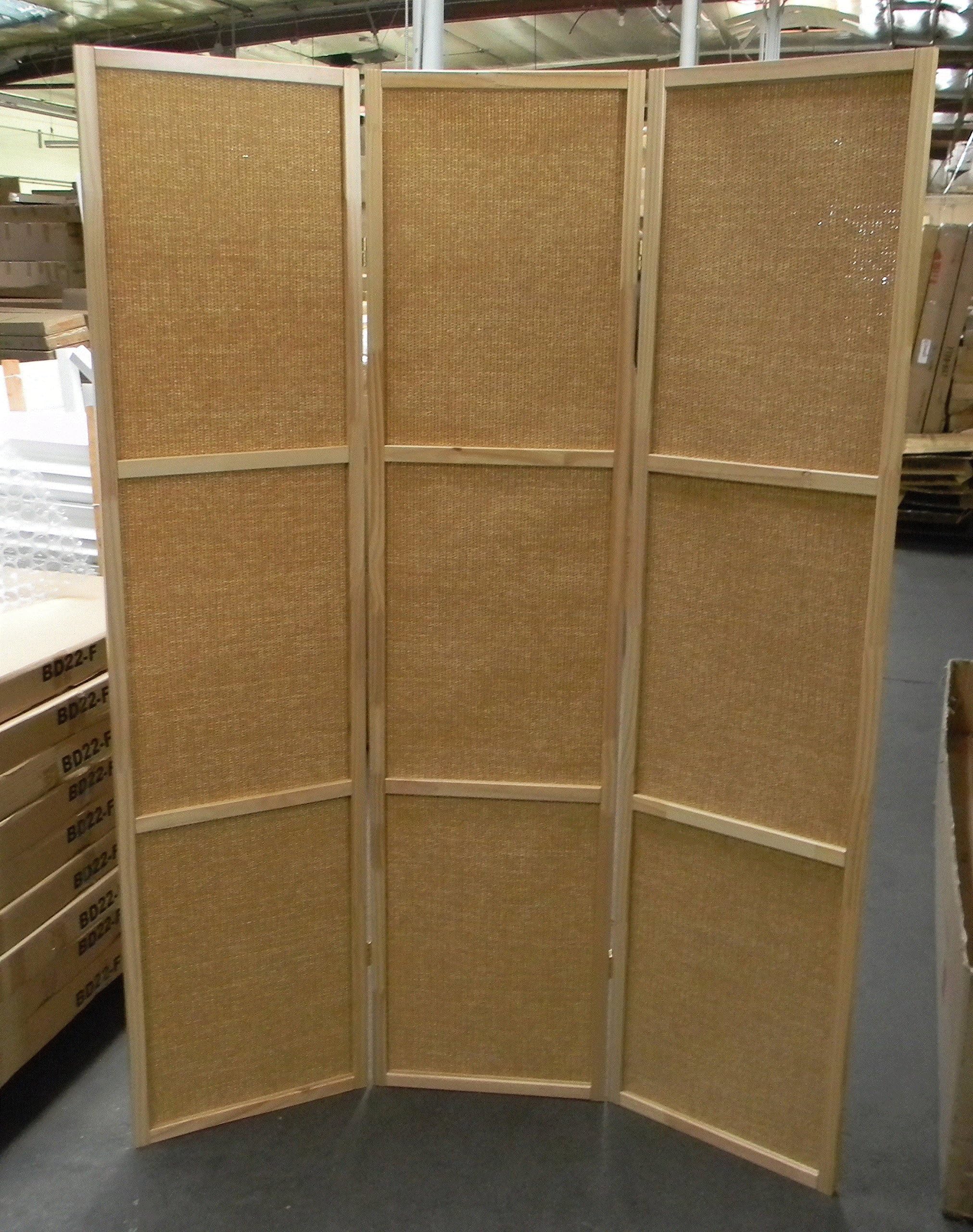 Amazon.com: Old World Map Room Divider Screen 4 Panel Wooden Frame ...