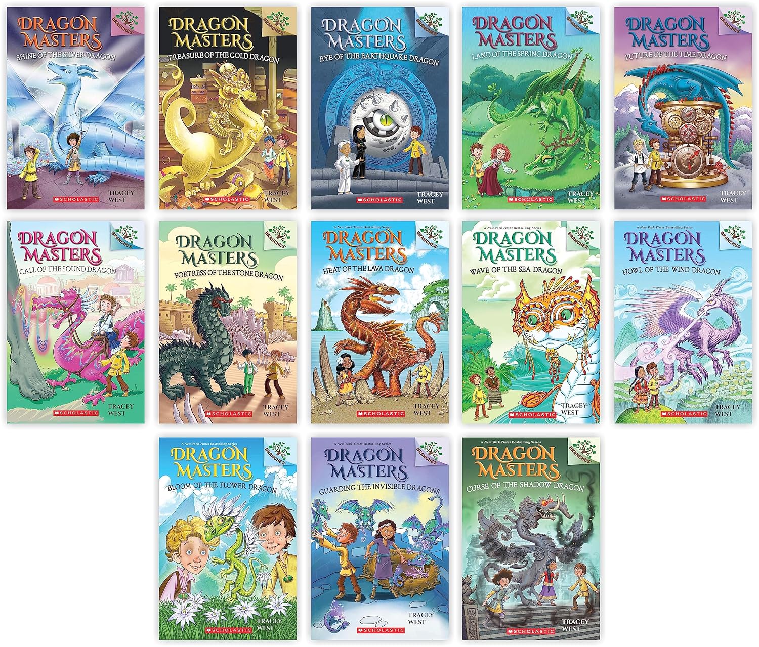 Dragon Masters Series SET (Book 11 - Book 23): Shine of the Silver ...