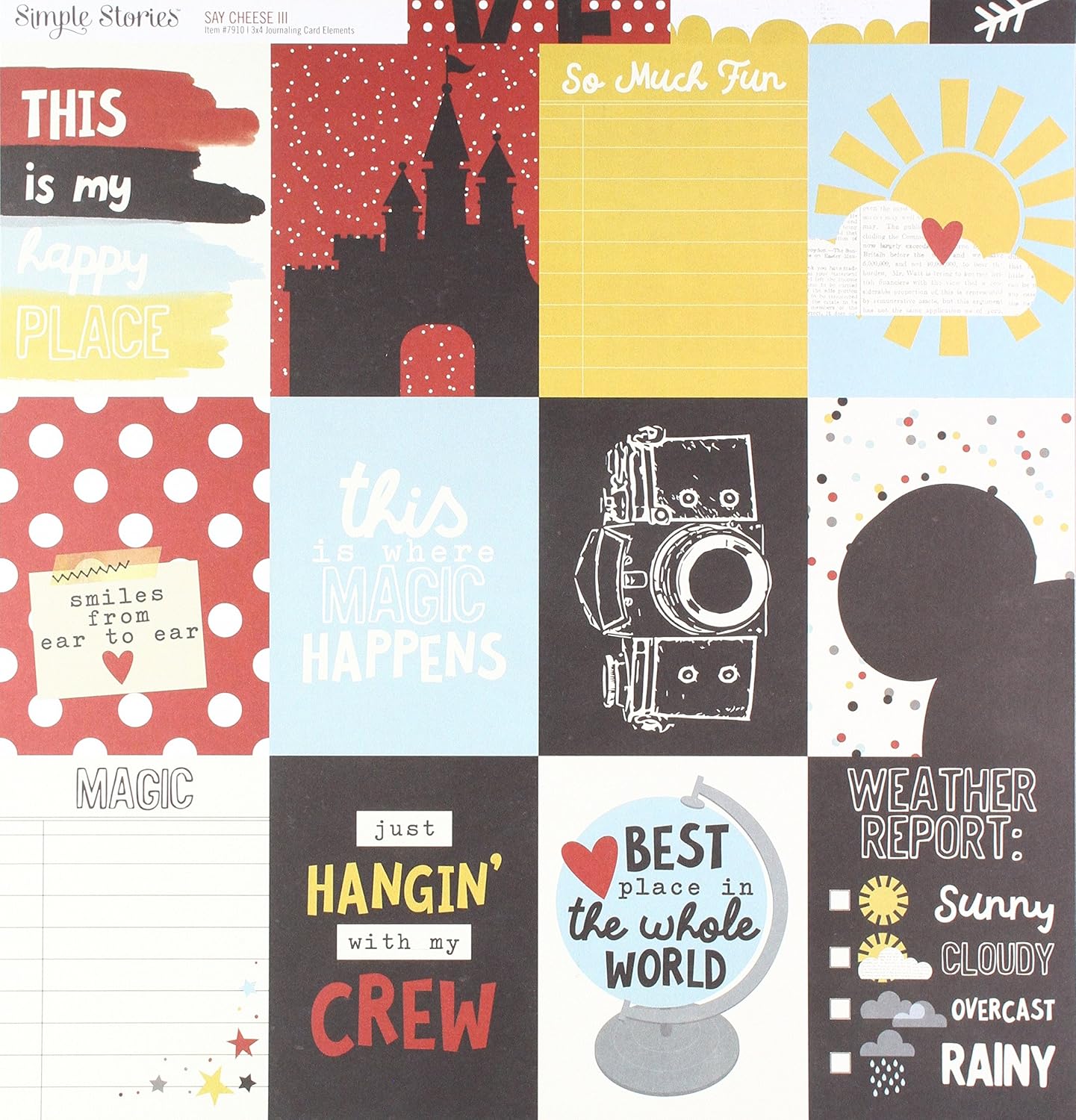 Amazon.com: Simple Stories Say Cheese III 3x4 Journaling Cards