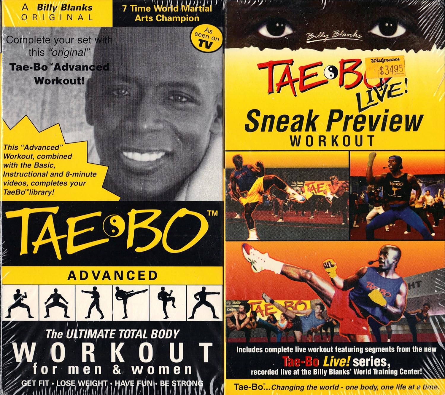 Tae-Bo Workout-Advanced/Tae-Bo [VHS]: Amazon.de: Elektronik & Foto
