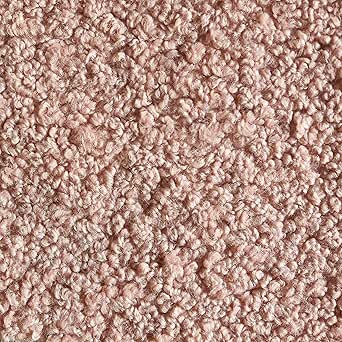 Amazon.com: 55" Wide Boucle Upholstery Plush Chenille Fabric Blush Pink ...