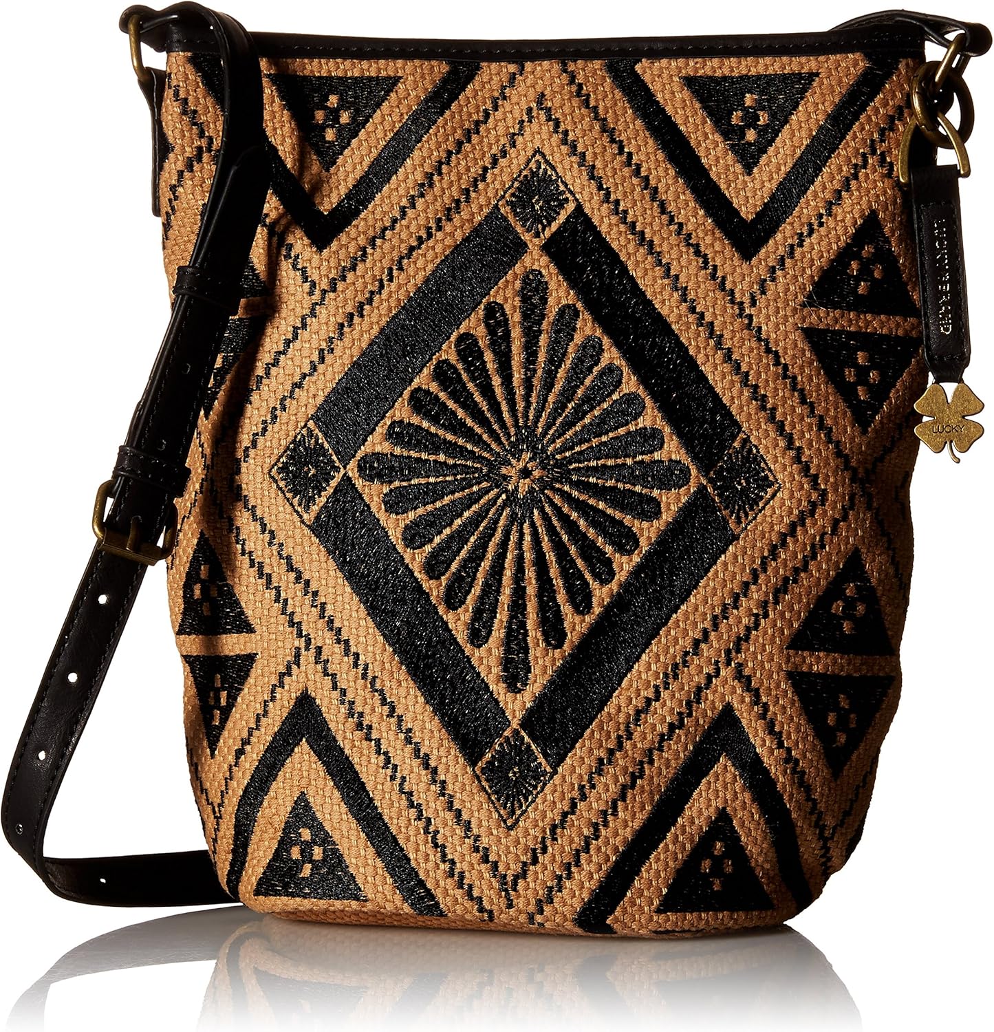 Lucky Brand Maya Bucket, Black: Handbags: Amazon.com