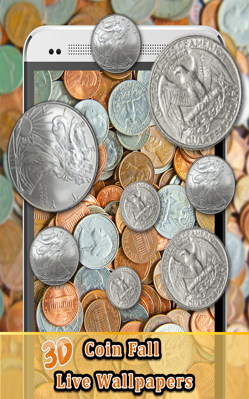 3D Coin Fall Live Wallpapers-Amazonアプリストアのアプリ