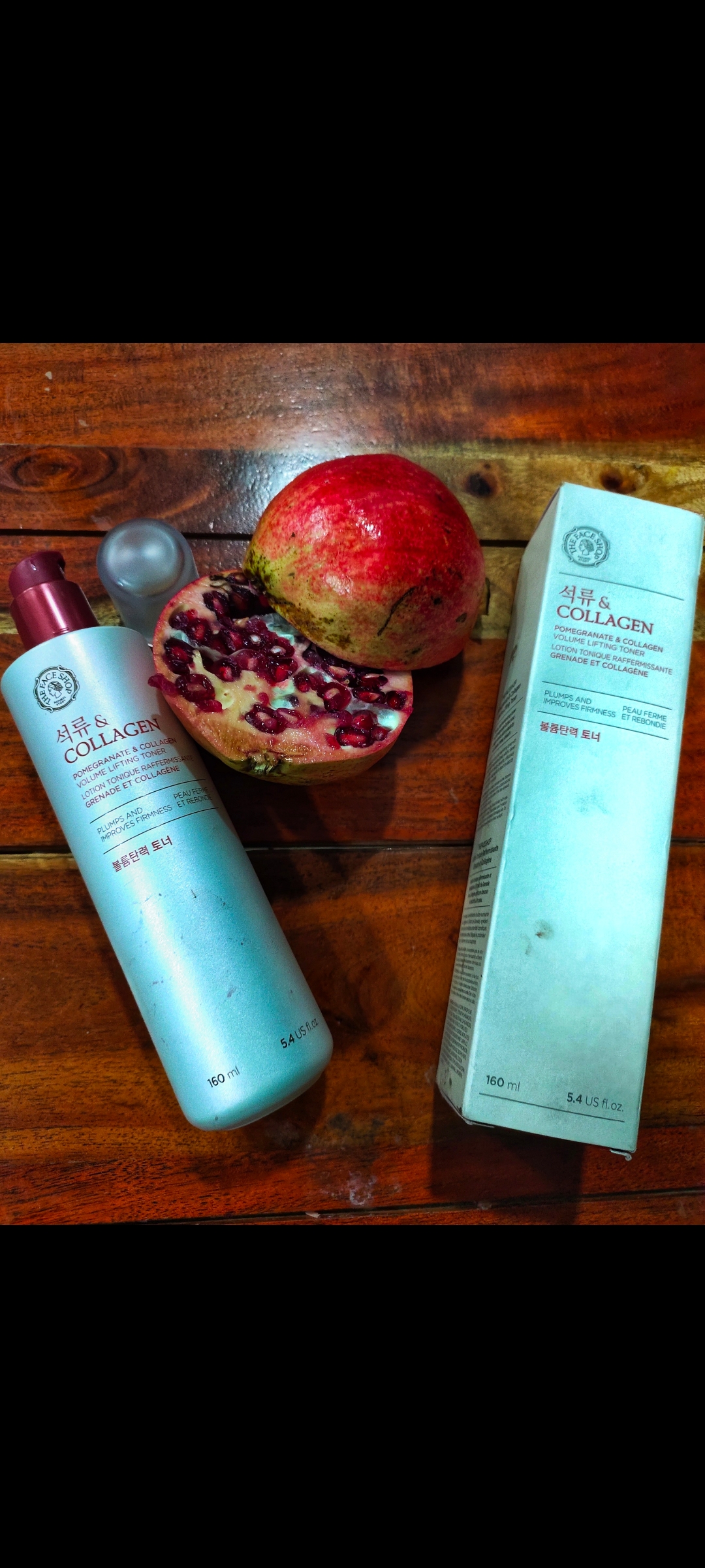Buy The Face Shop Pomegranate and Collagen Volume Lifting toner with ...