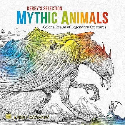 Amazon.com: Mythic Animals: Color a Realm of Legendary Creatures ...