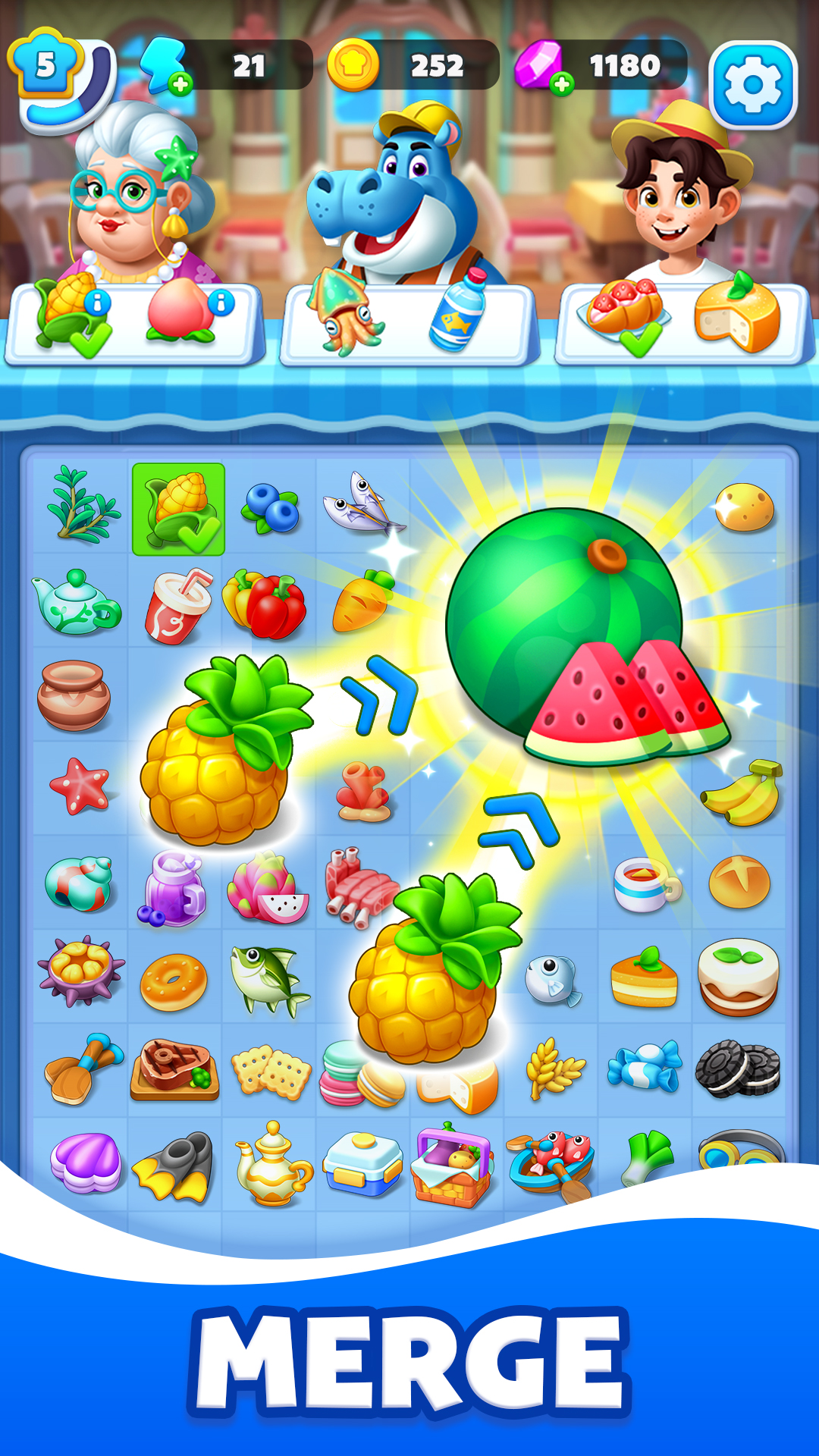 Merge Fish - Chef Restaurant - App on Amazon Appstore