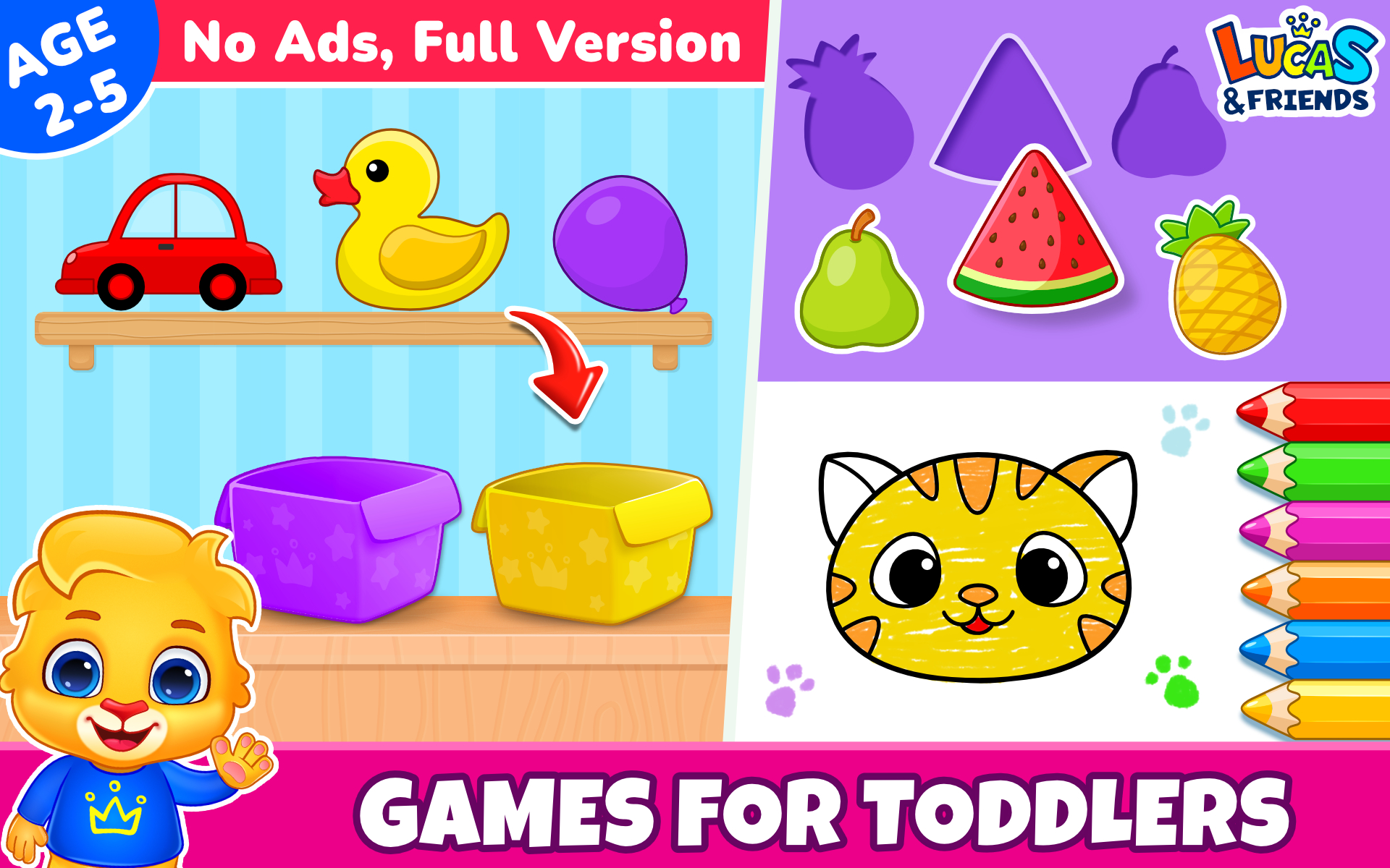 Kids Toddler & Preschool Games - App on Amazon Appstore