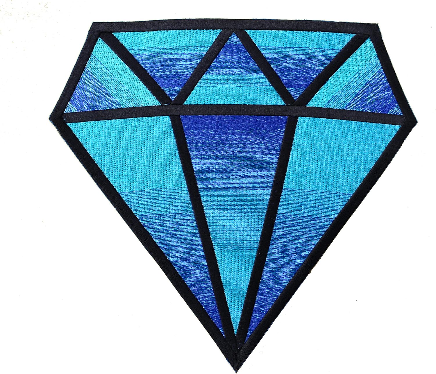 Parche Diamante Azul - 25 x 26.5 cm - XL Tamaño Grande - Blue Diamond ...