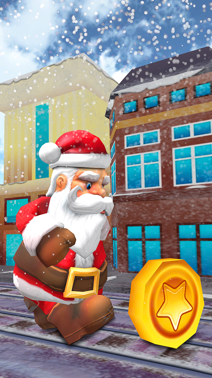 Fun Santa Clause Runner Rides Endless Game: Subway Fun Racing Game ...
