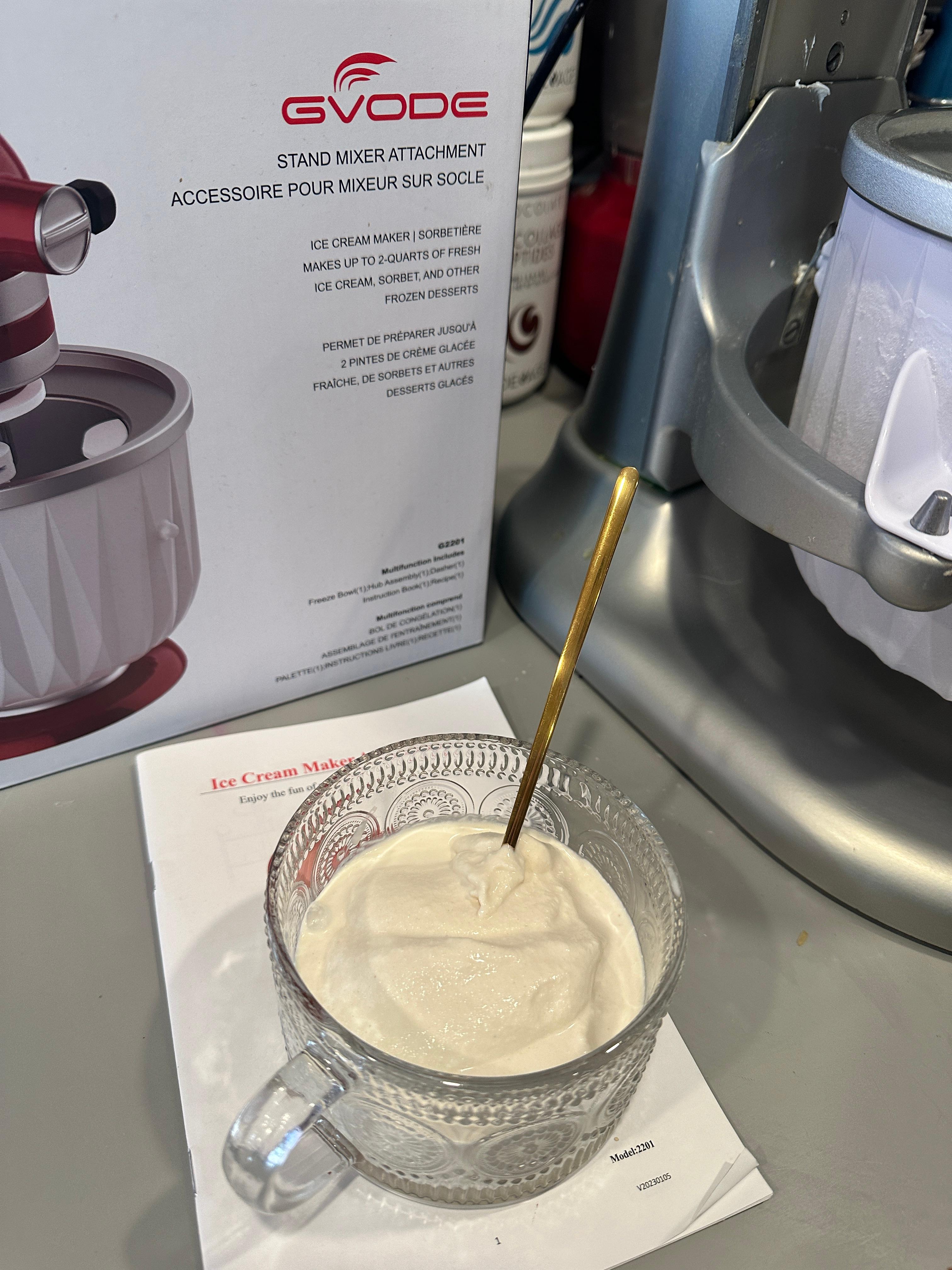 Watch This ice cream maker bowl for my kitchenaide mixer made the best ...