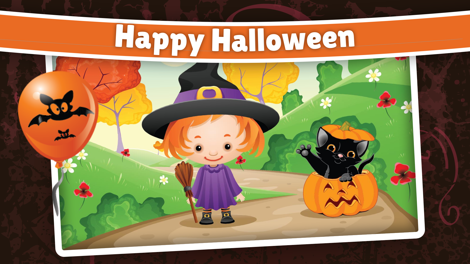Halloween Puzzles for kids - fun & happy jigsaw game for preschool ...