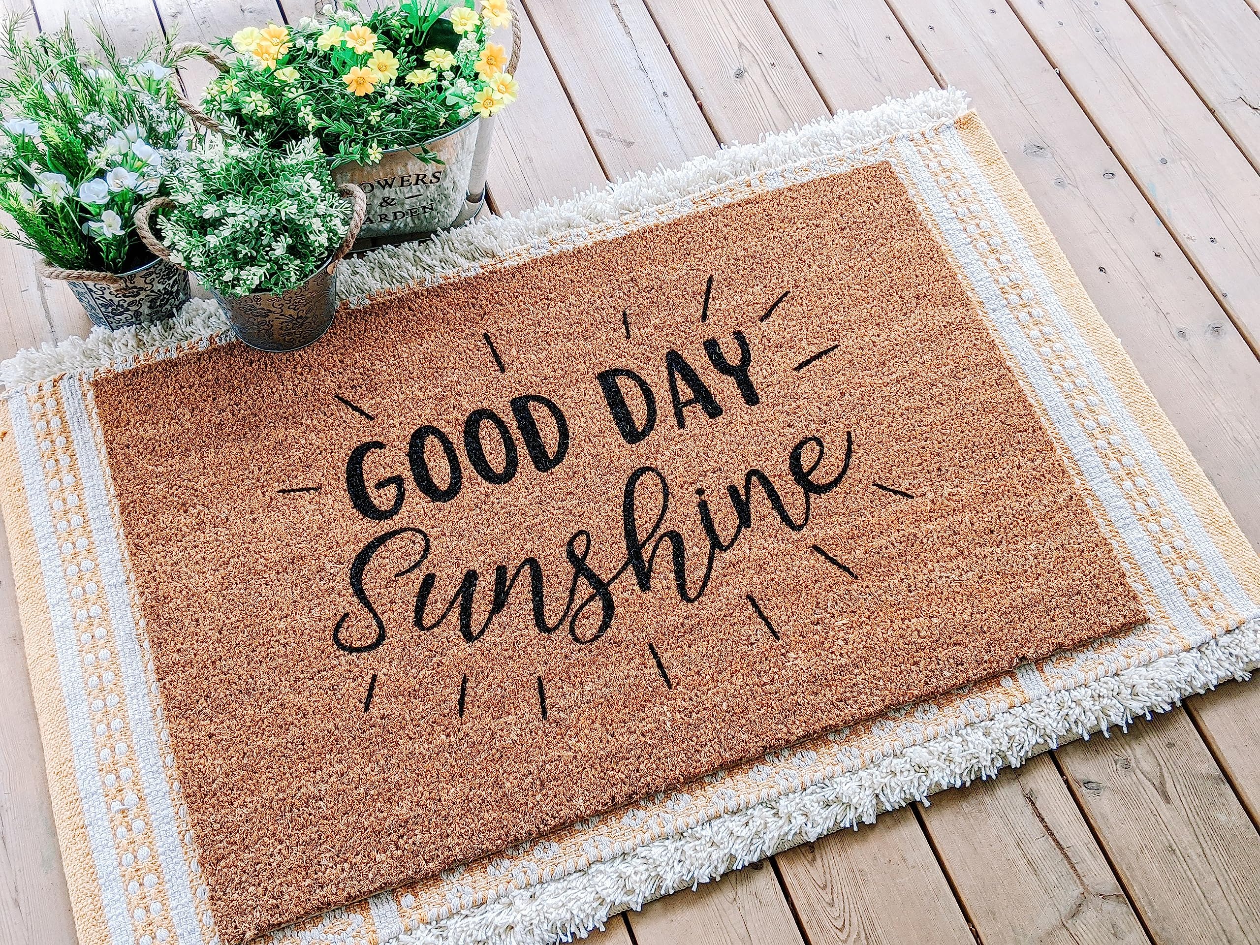 Welcome Goodbye Doormat