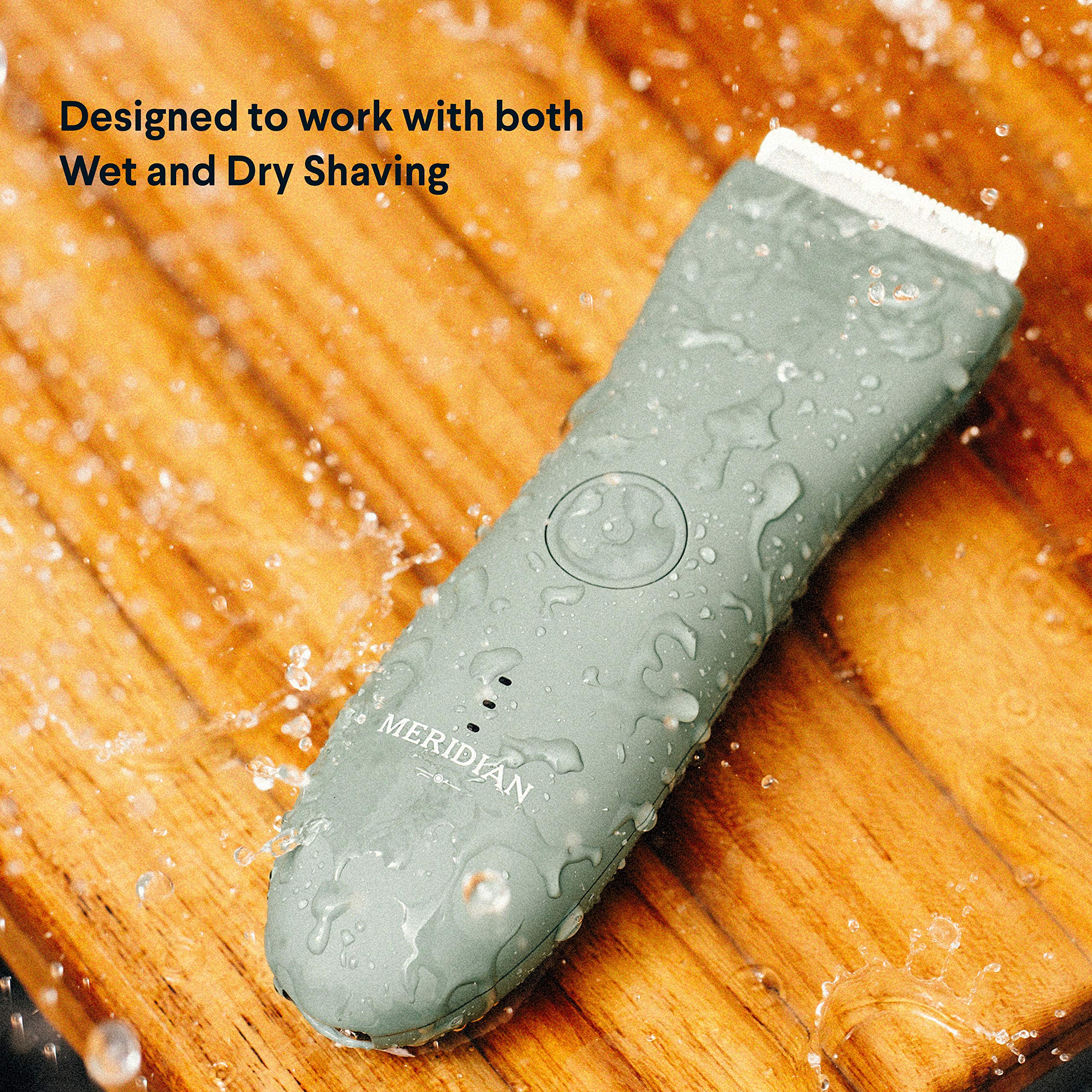 Buy Meridian - The Trimmer - Electric Body & Pubic Hair Trimmer ...