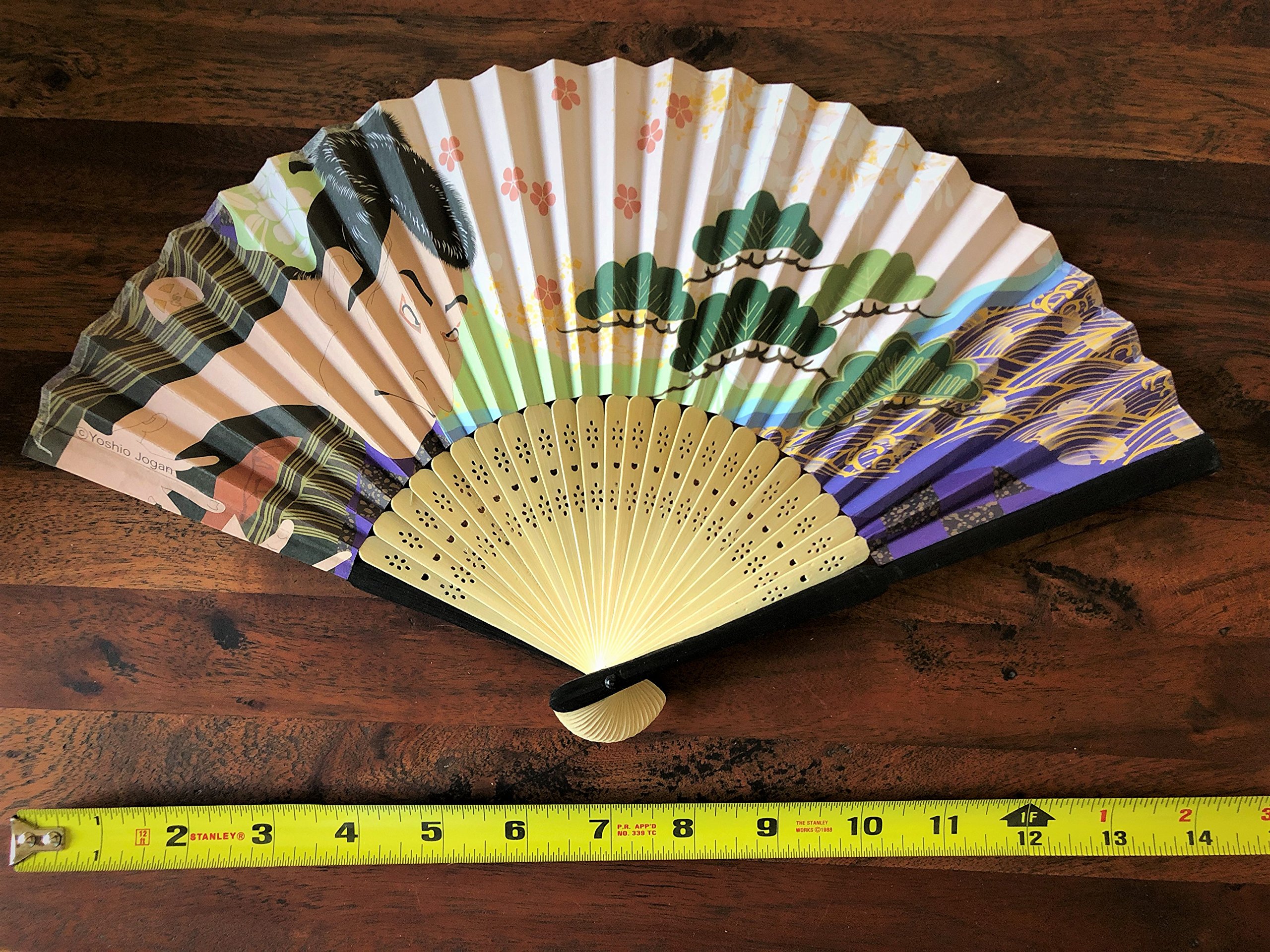 Daiso Japan Folding fan Ukiyo-e SYARAKU- Buy Online in India at ...