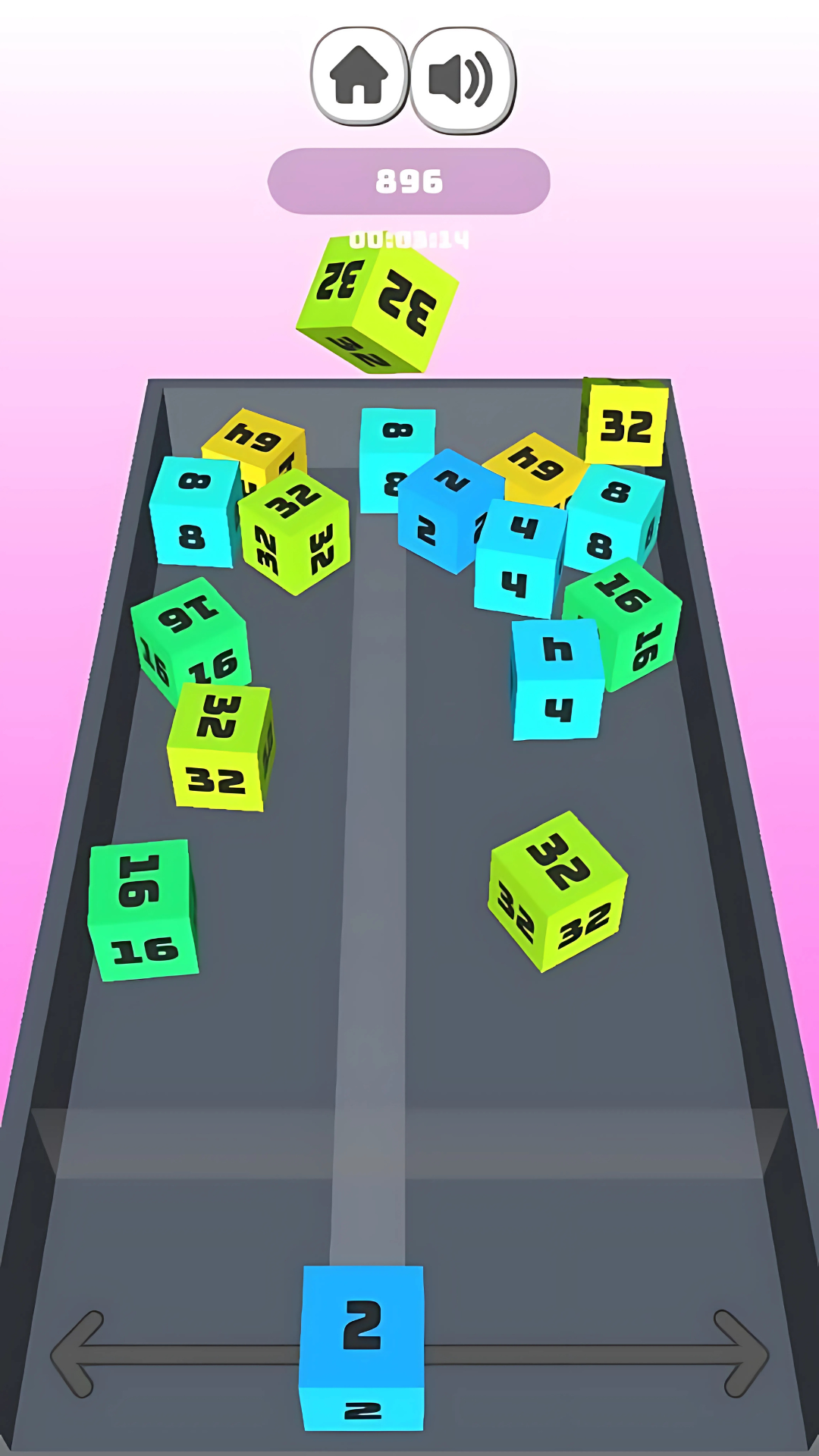 Cube Stack Numbers Merge- 2048 Merge Puzzle:Amazon.de:Appstore for Android