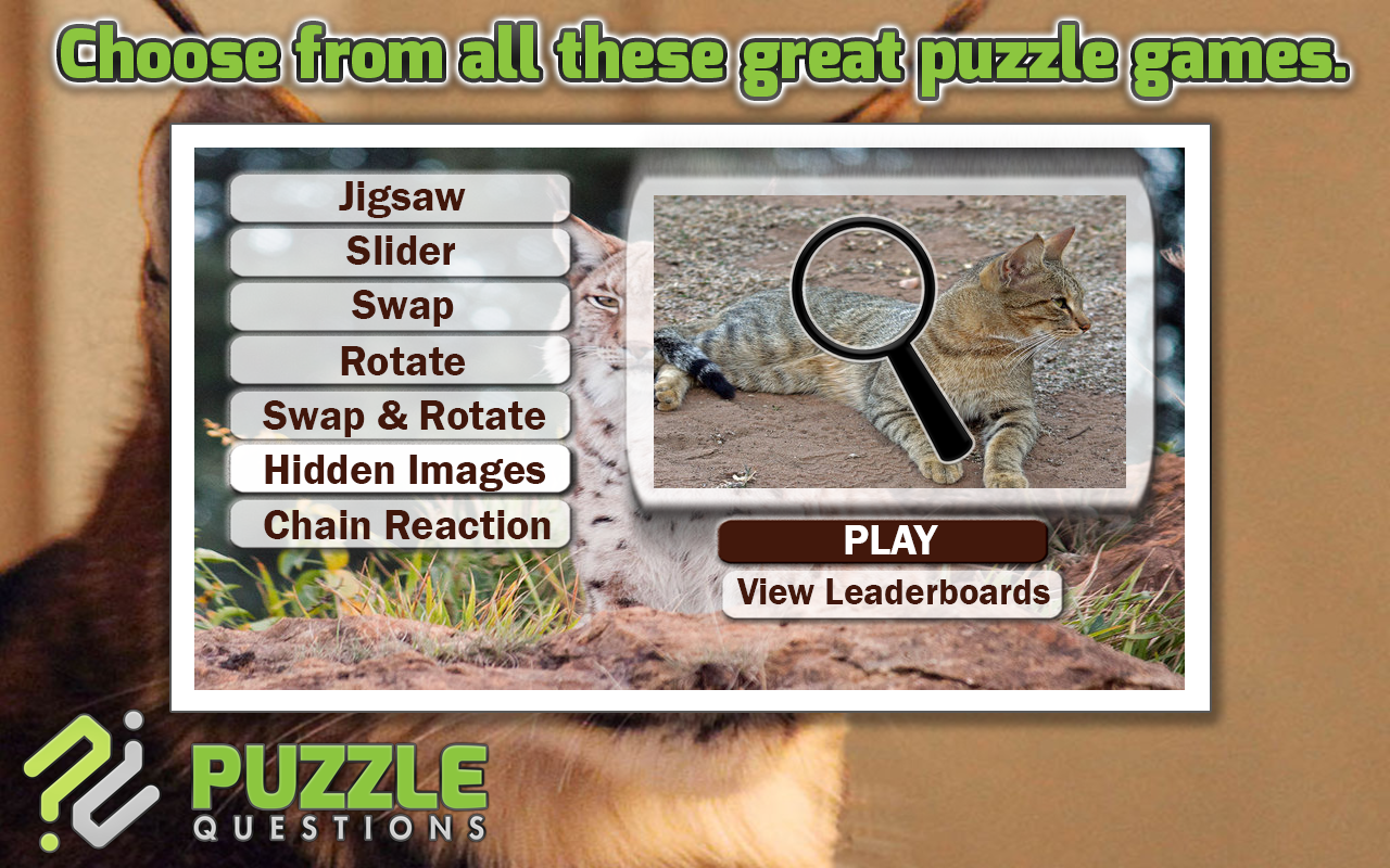 Wild Cats Jigsaw Puzzle Games - App on Amazon Appstore