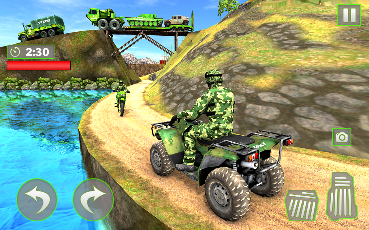 Caminhão De Transporte De Carga Do Exército 3d Aplicativo Na Amazon